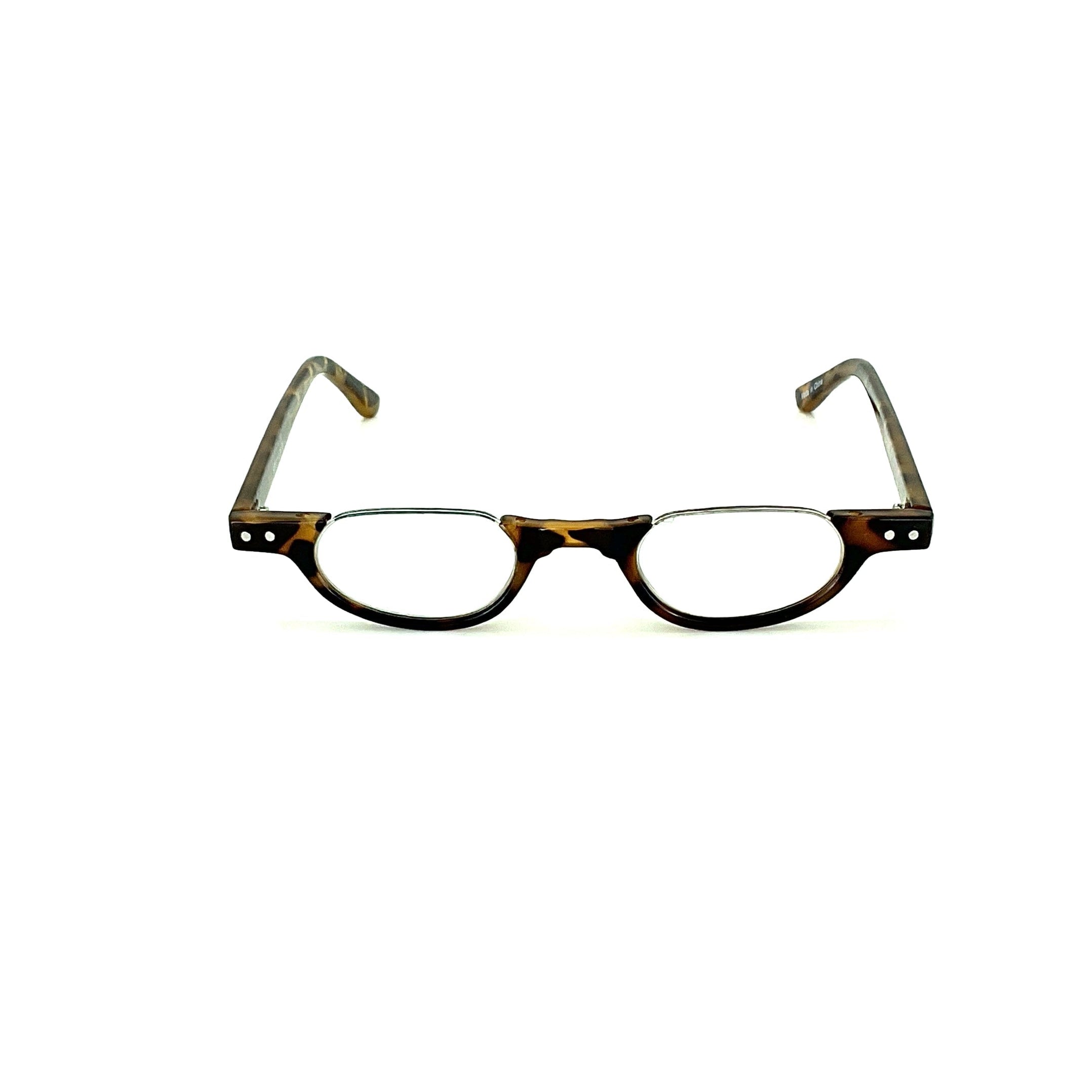 Hepcat Half Frame Tortoise Fully Magnified Readers — Troy's Readers