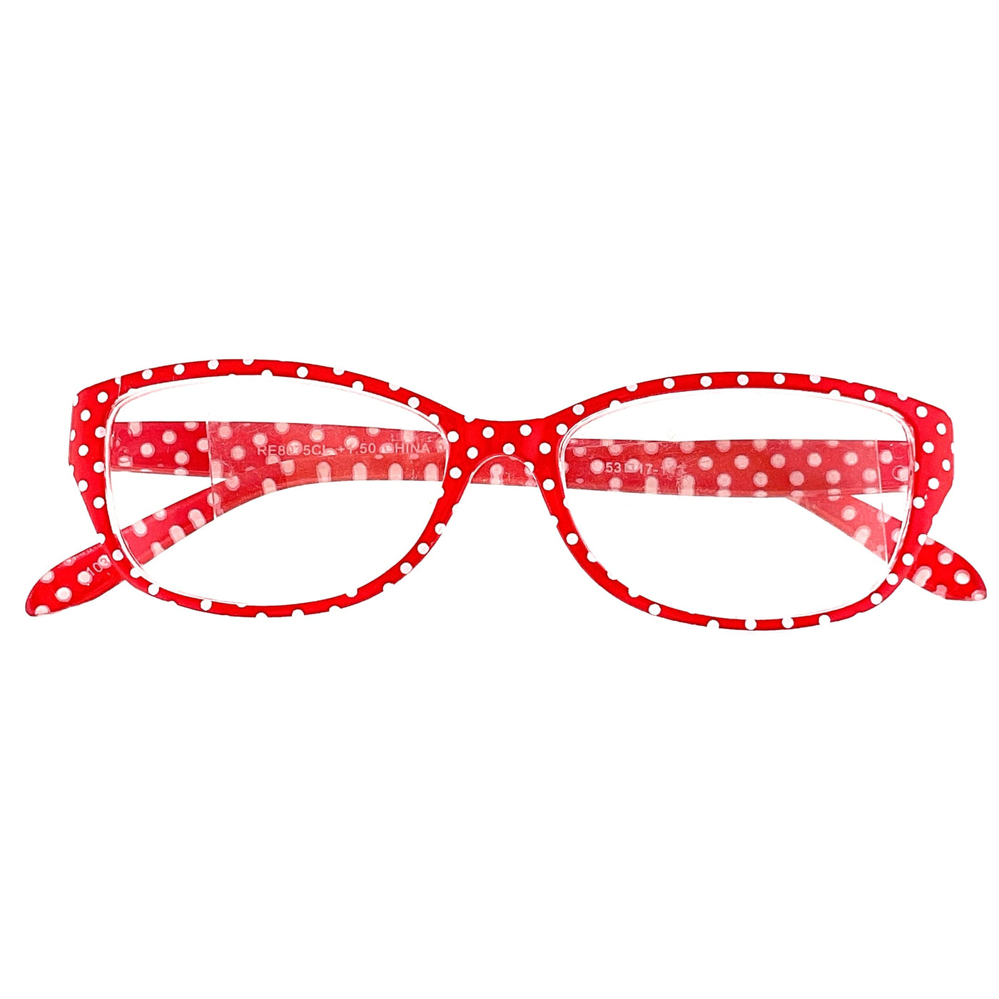 Good Quality Polka Dot Readers With Case in Four Colors — Troy's Readers