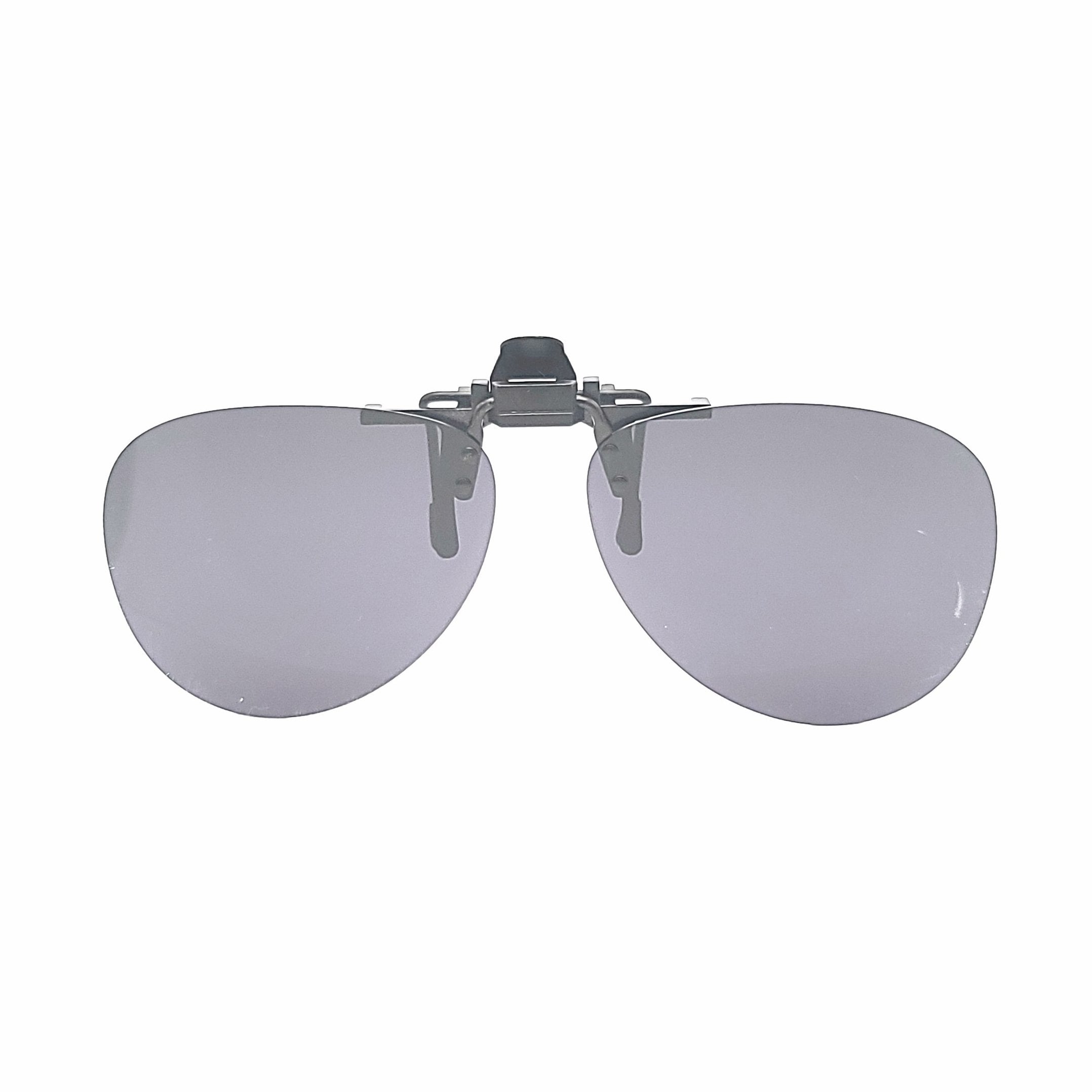 60mm Aviator Clip on Flip up Sunglasses — Troy's Readers