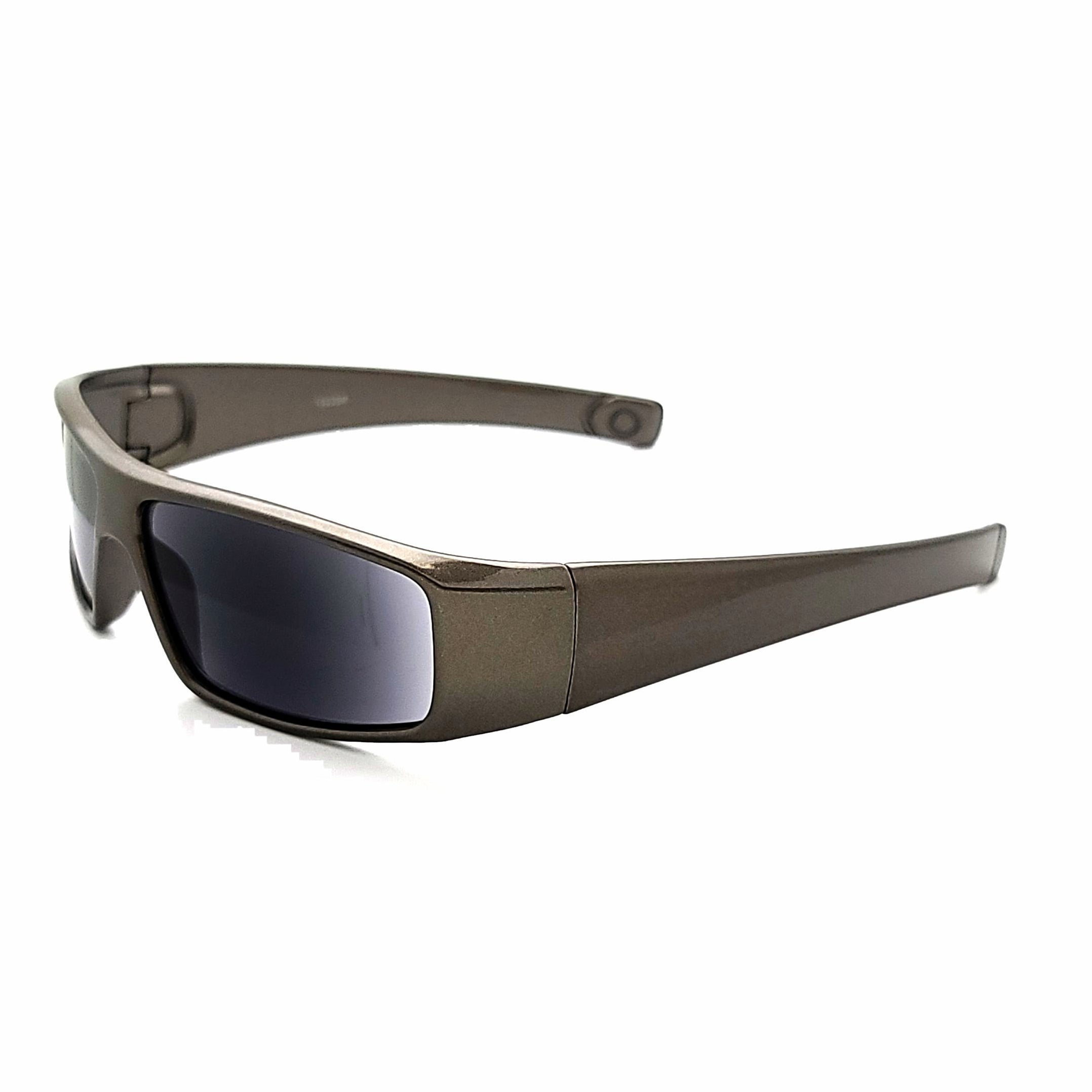 Men's Sport Wrap Sunglasses Reader Fully Magnified Lens — Troy's Readers
