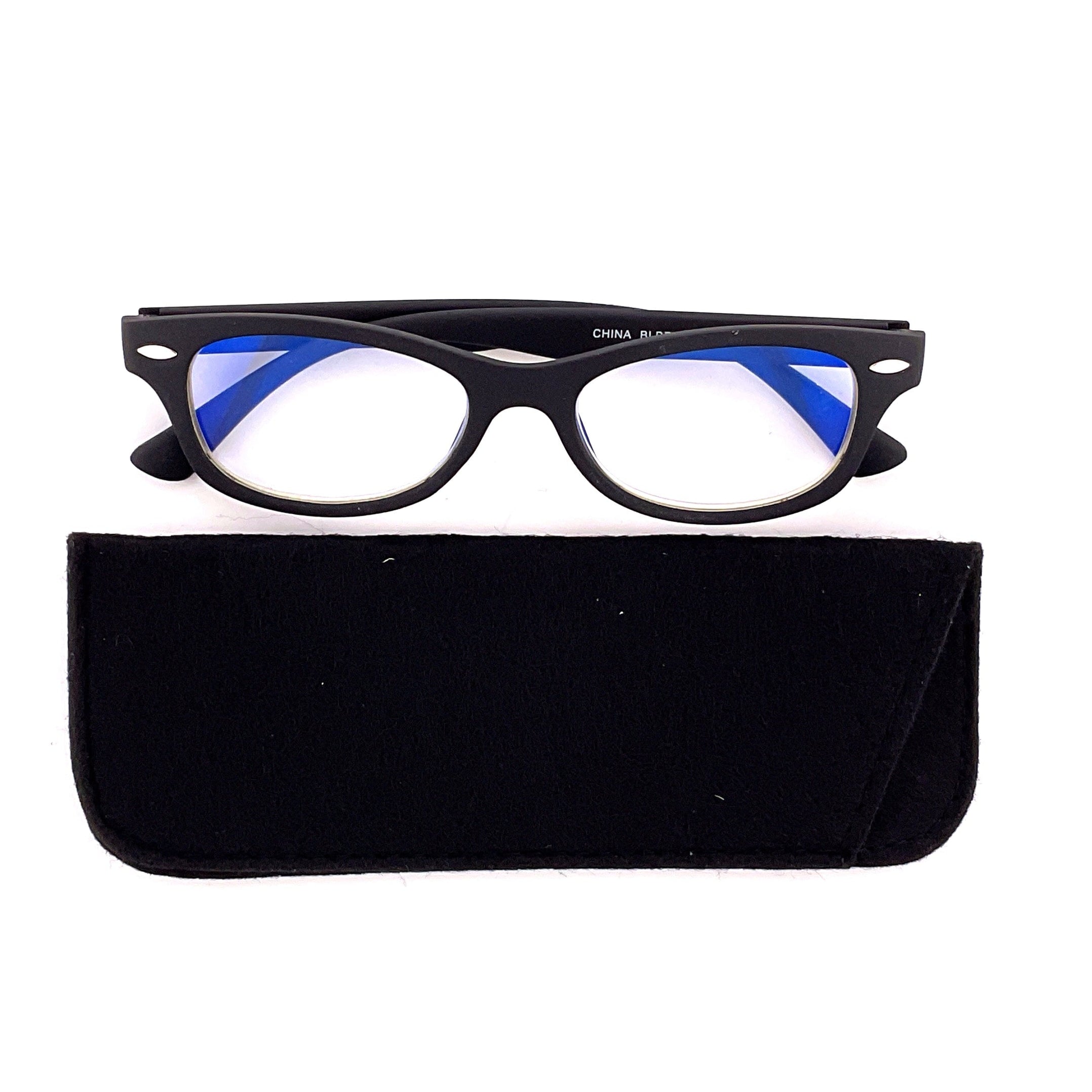 Blue Light Blocking Wayfarer Readers — Troy's Readers