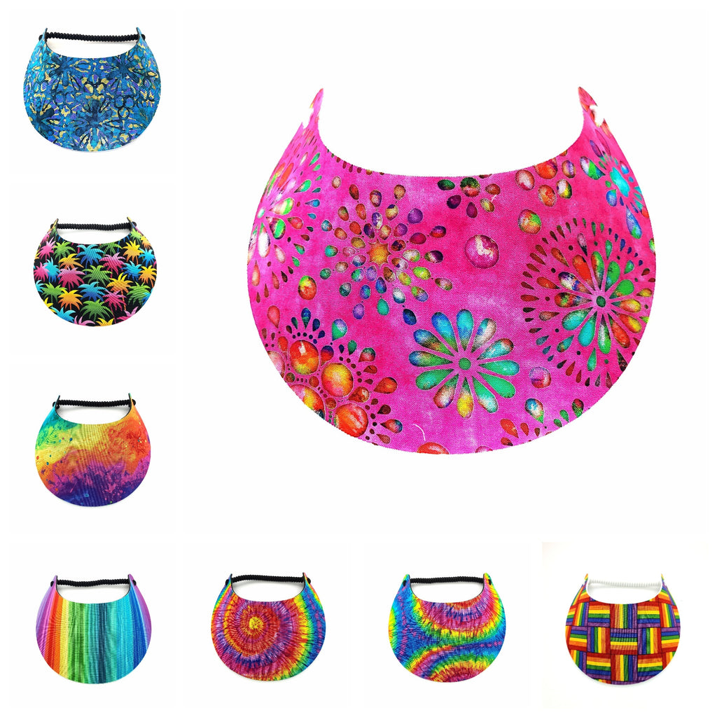 Bright Colors Foam Sun Visor — Troy's Readers