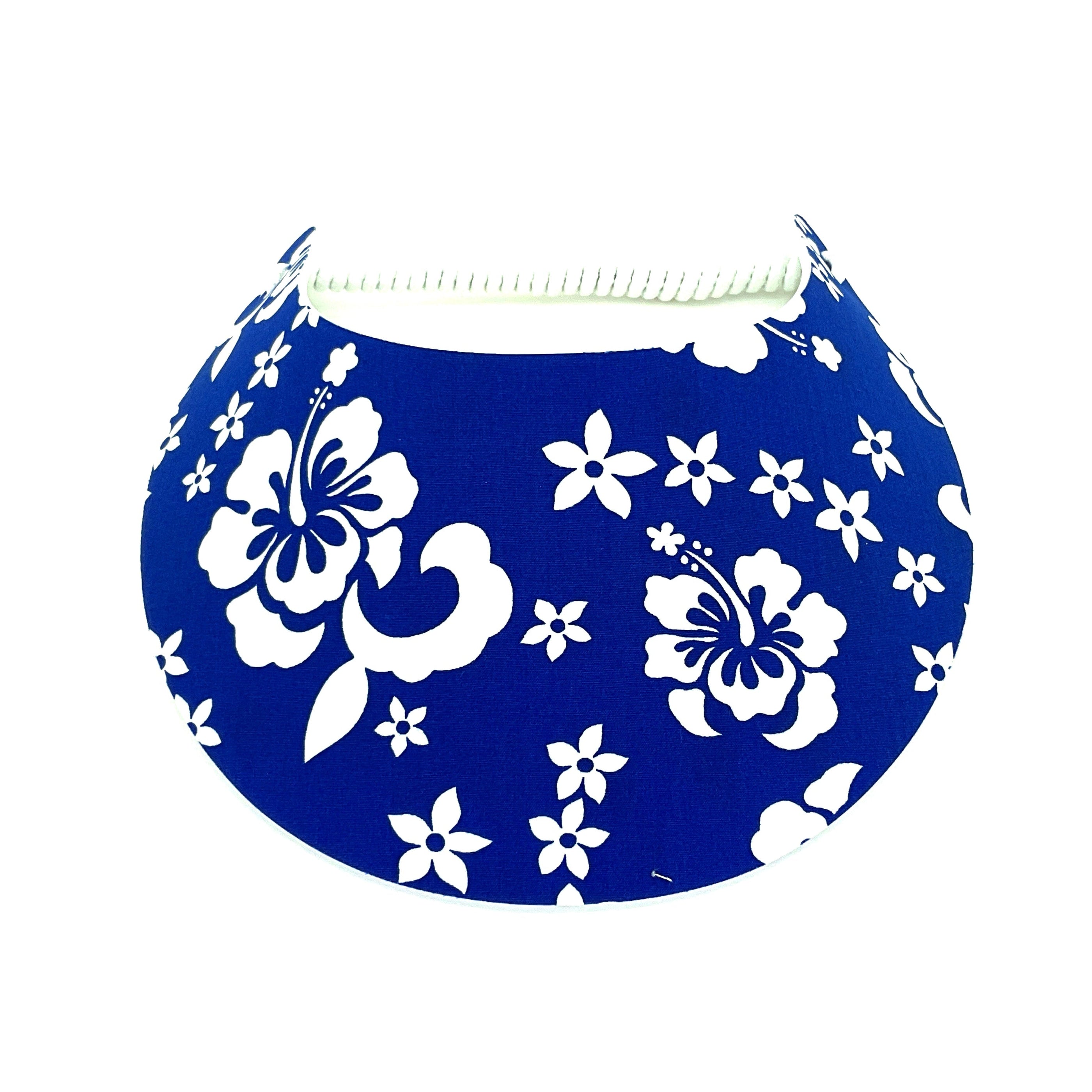 Hibiscus Hawaiian Print Foam Sun Visor — Troy's Readers