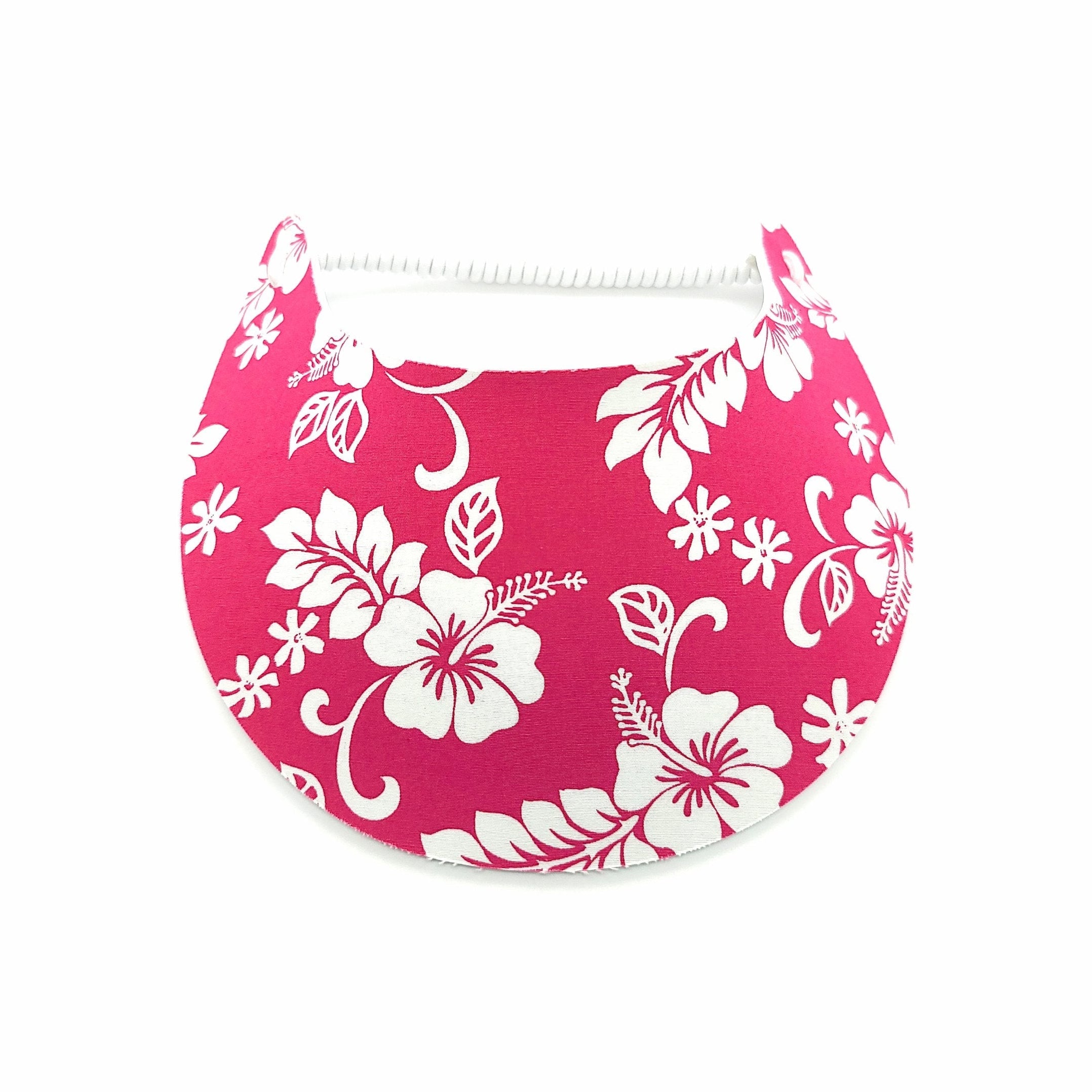 Hibiscus Hawaiian Print Foam Sun Visor — Troy's Readers