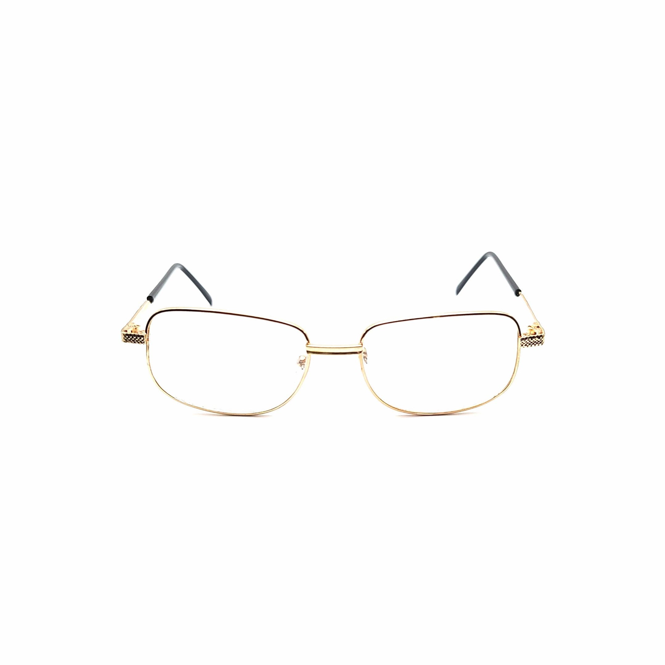 High Power Mighty Metal Frame Gold Reading Glasses — Troy's Readers