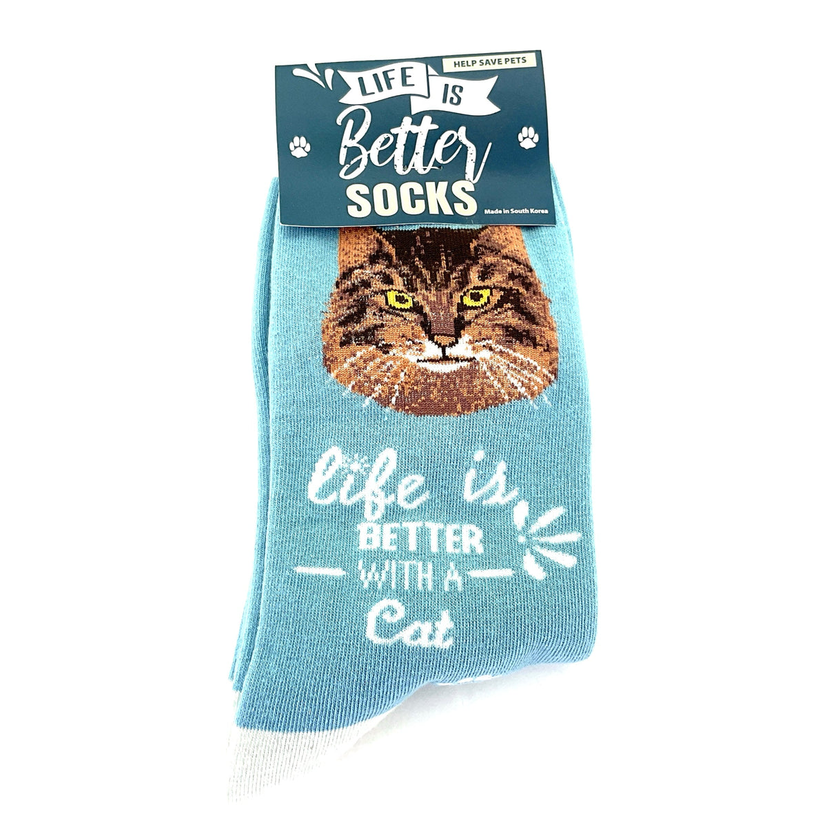 Life is Better Socks Maine Coon One Size Fits Most — Troy's Readers