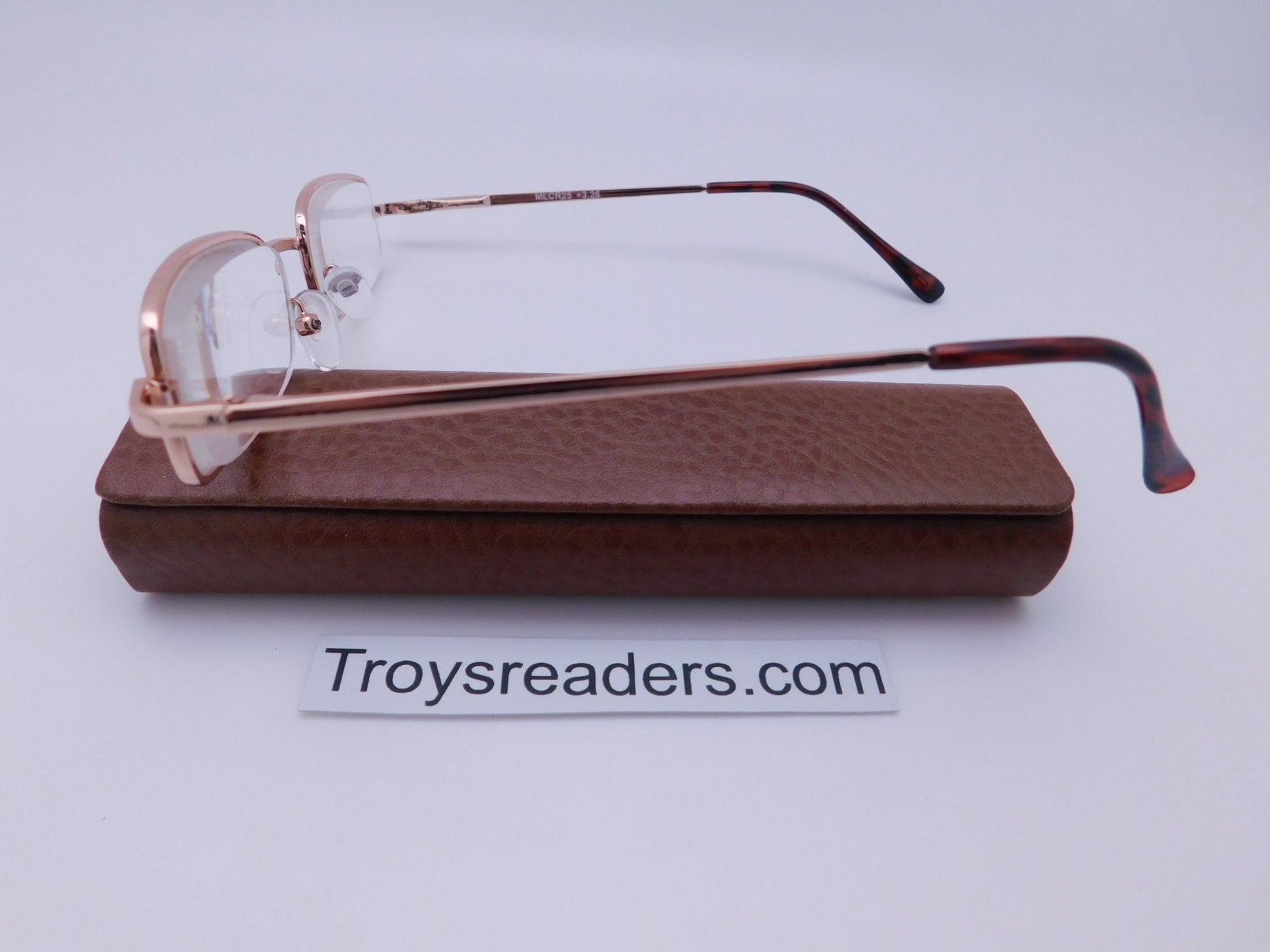 Magnetic Leather Metal Readers With Case in Four Colors — Troy's Readers