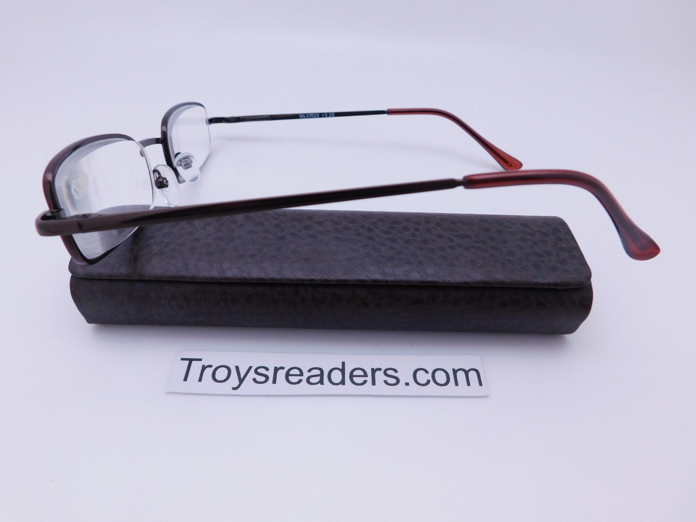 Magnetic Leather Metal Readers With Case in Four Colors — Troy's Readers