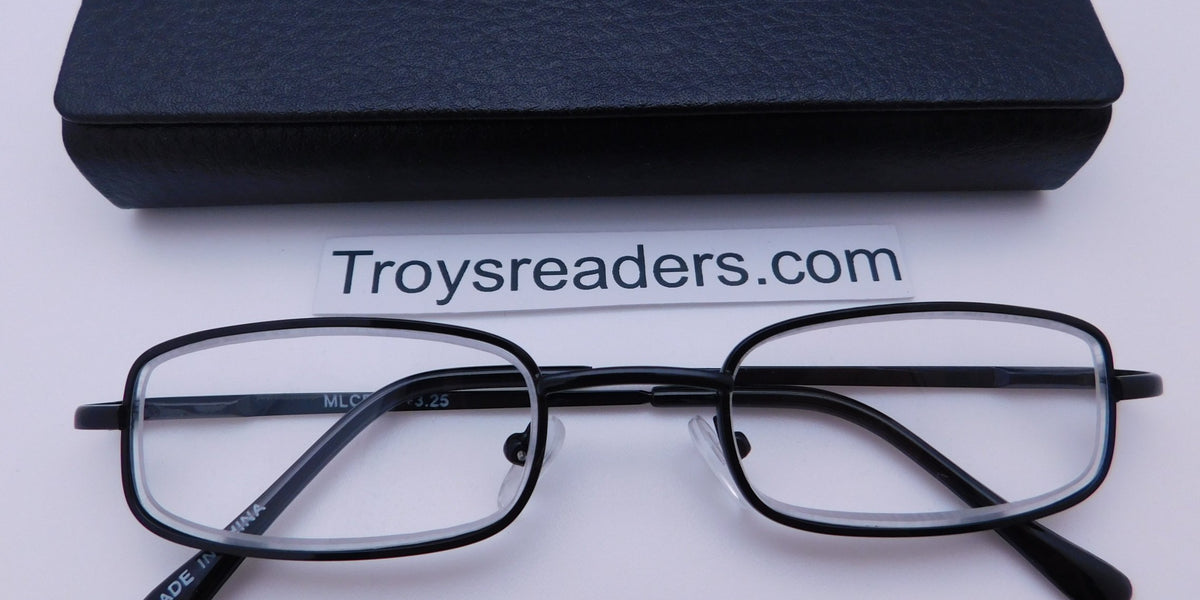 Magnetic Leather Metal Readers With Case in Four Colors — Troy's Readers