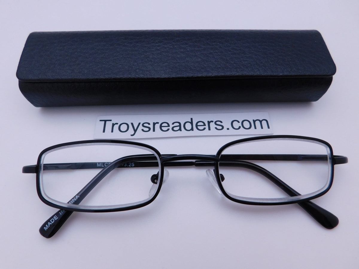Magnetic Leather Metal Readers With Case in Four Colors — Troy's Readers