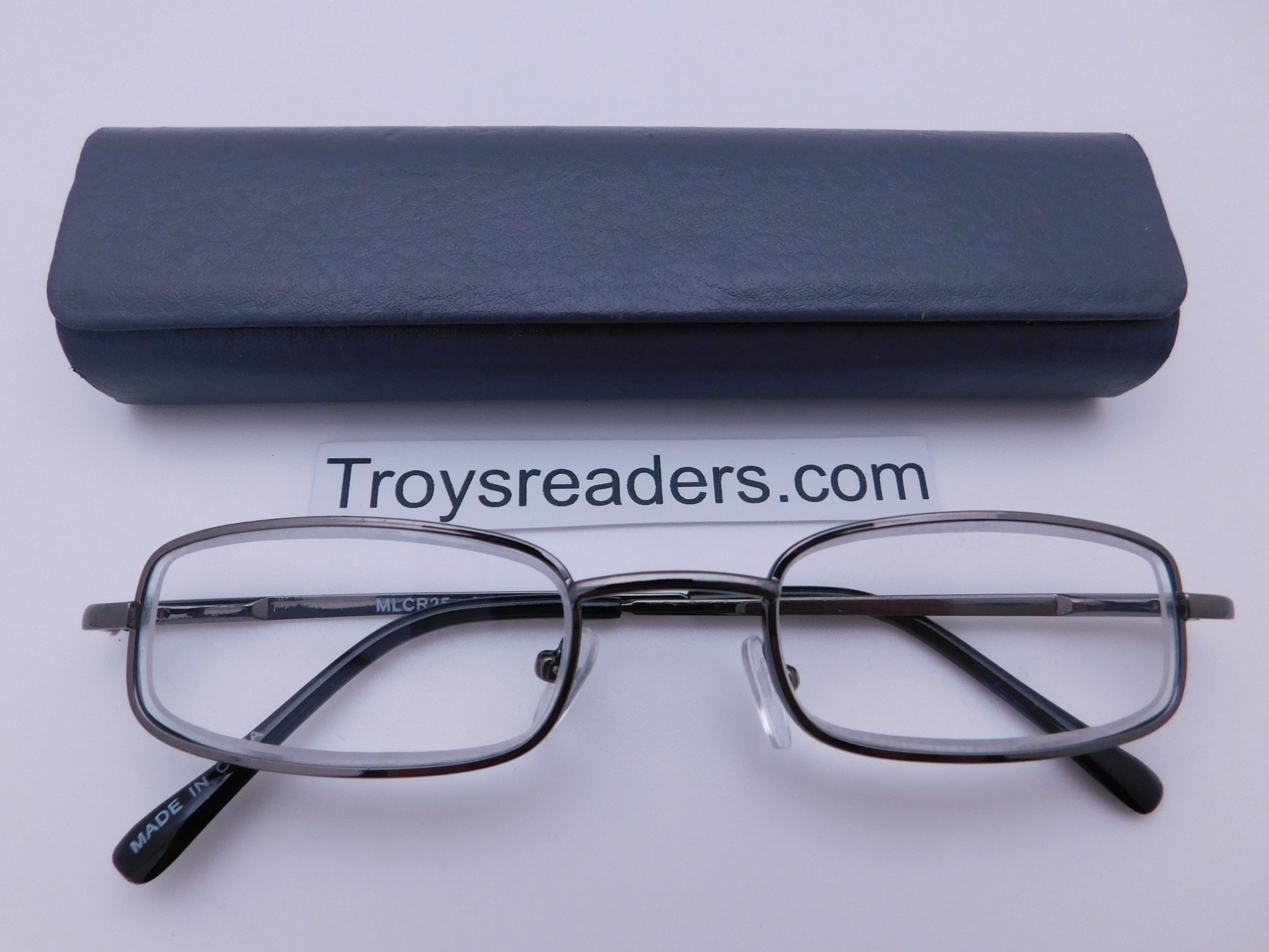 Magnetic Leather Metal Readers With Case in Four Colors — Troy's Readers