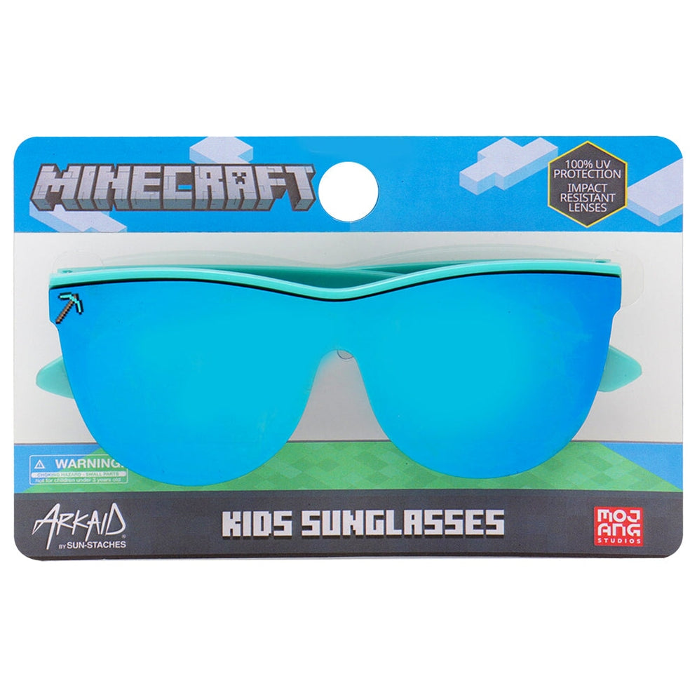 Minecraft Blue Diamond Tools Frameless Arkaid Sunglasses Sun-Staches — Troy's Readers