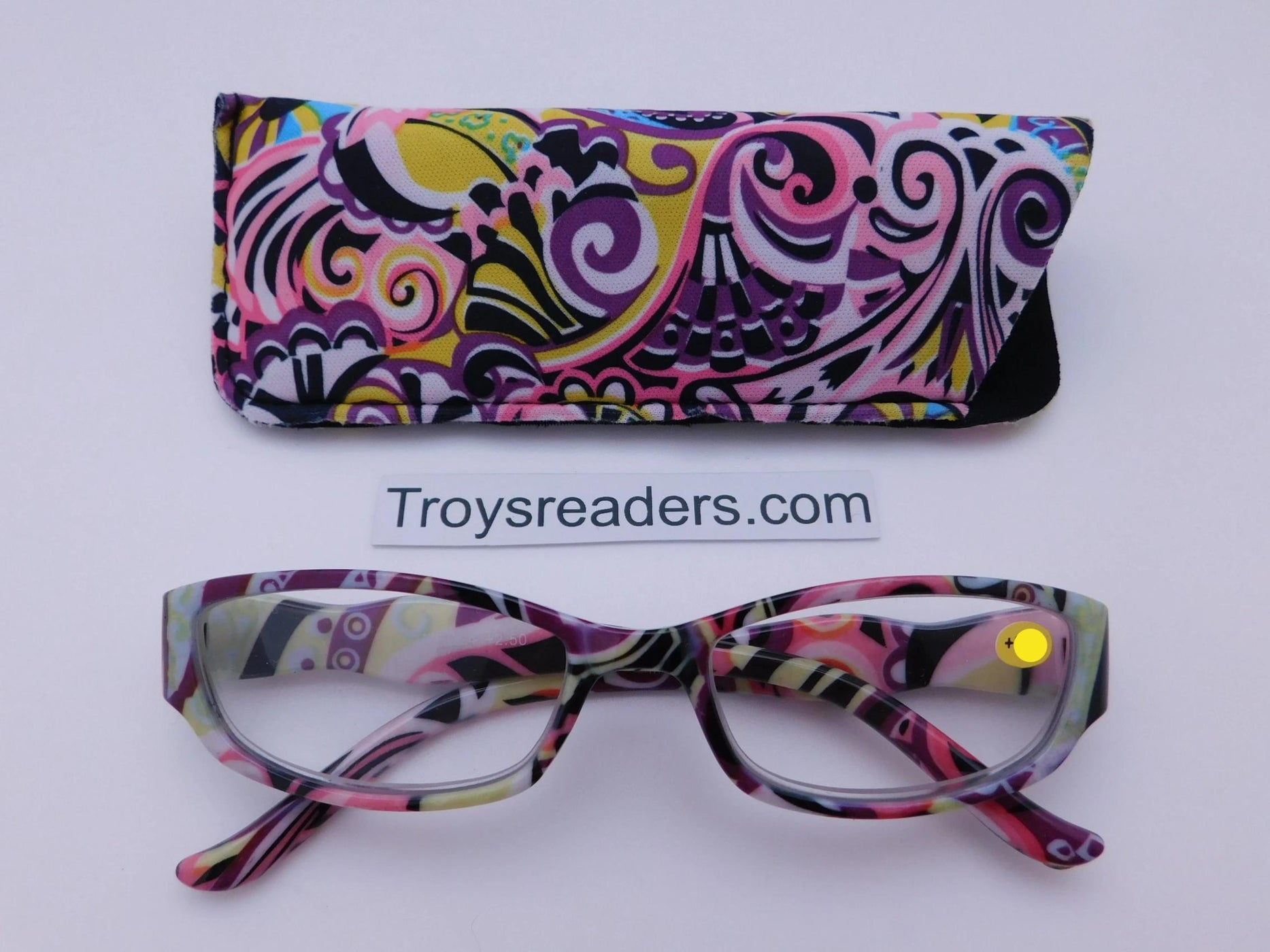 Multiple Print Design Readers With Case in Four Colors — Troy's Readers