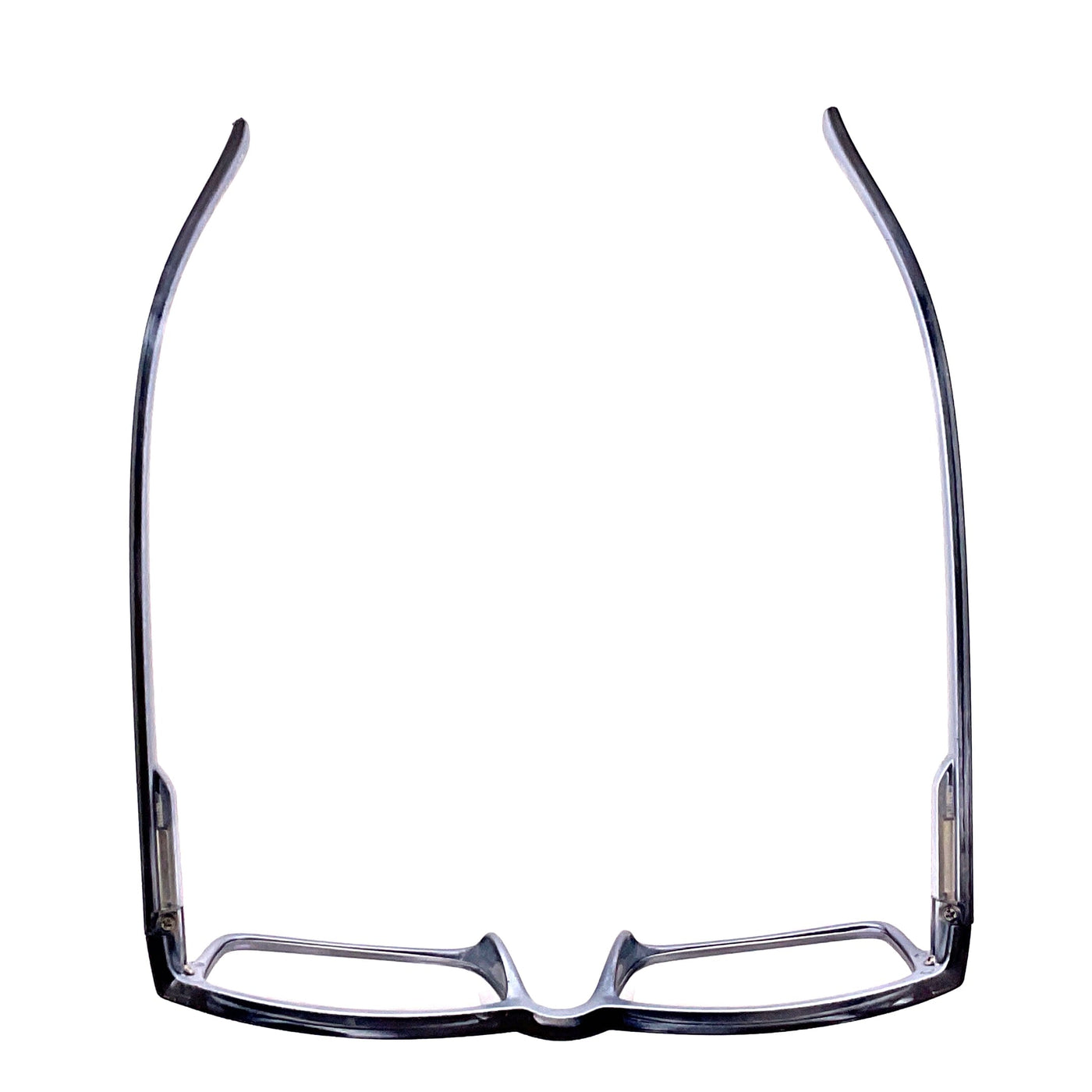 Plastic Metal Pattern Rectangular Framed Readers With Clear Case — Troy ...