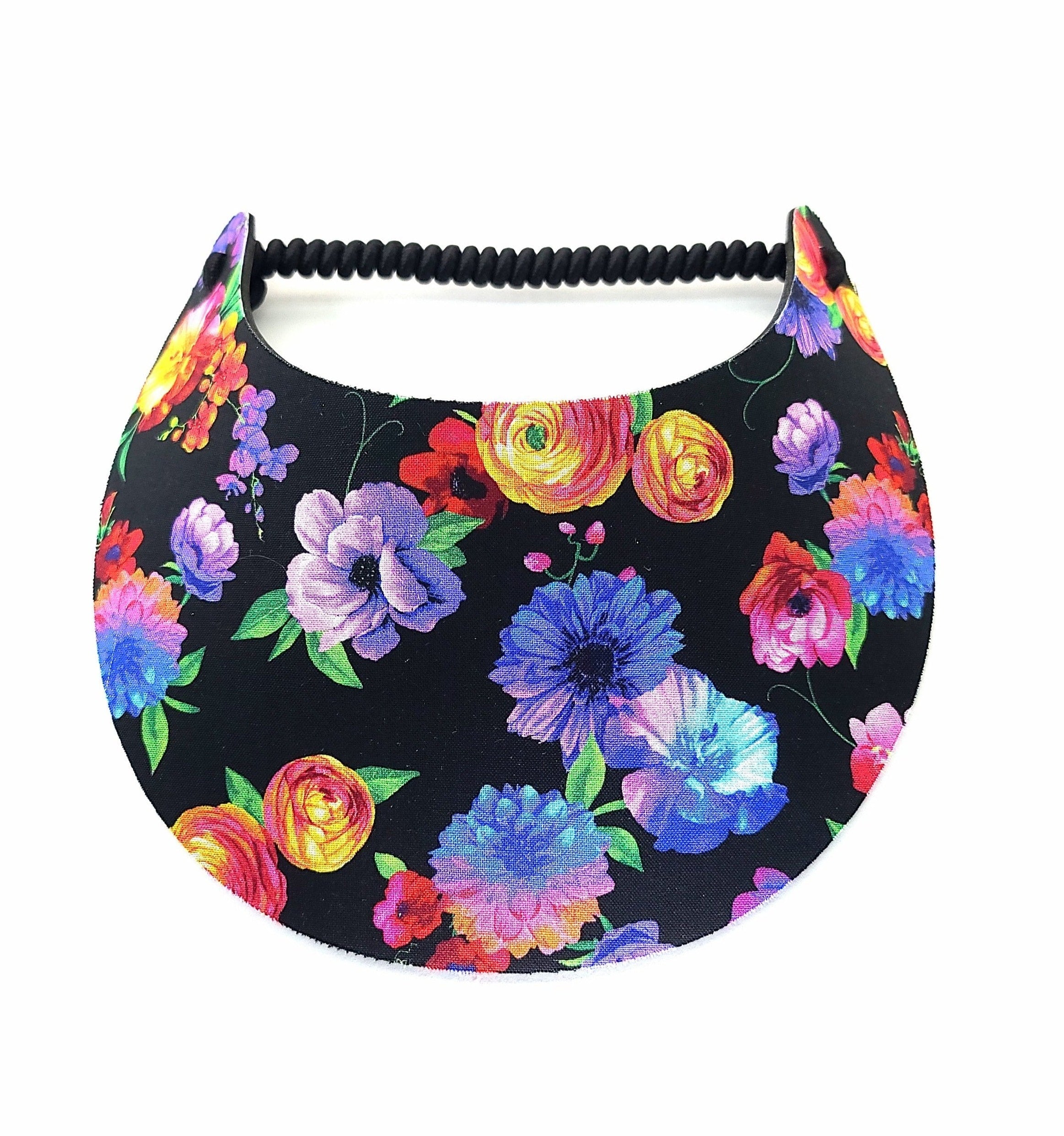 Pretty Flowers Foam Sun Visor — Troy's Readers