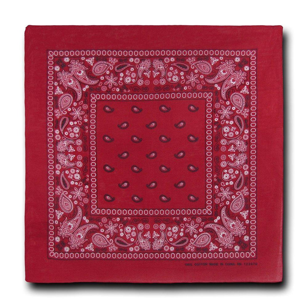 Red Bandana 100% Cotton — Troy's Readers