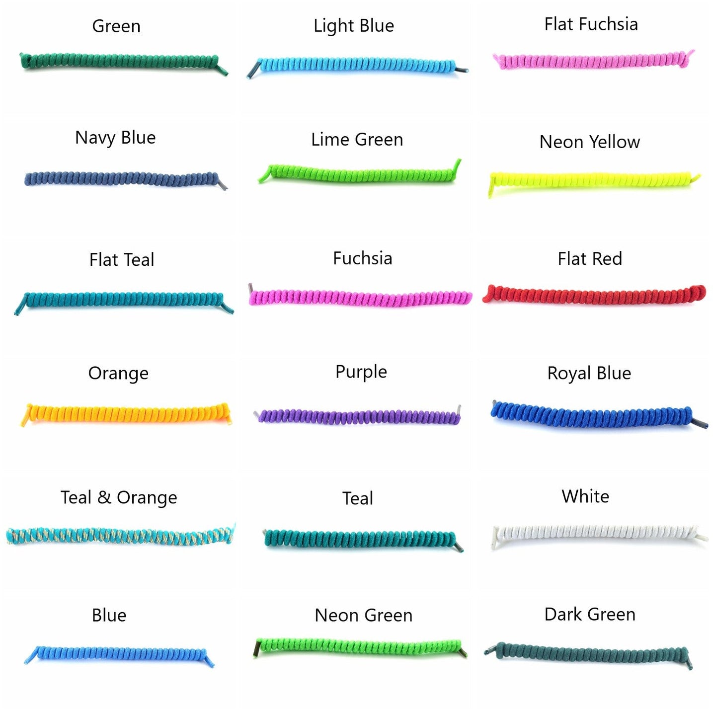 Visor Curly Cord - No Tie Shoe Laces | Troy's Readers