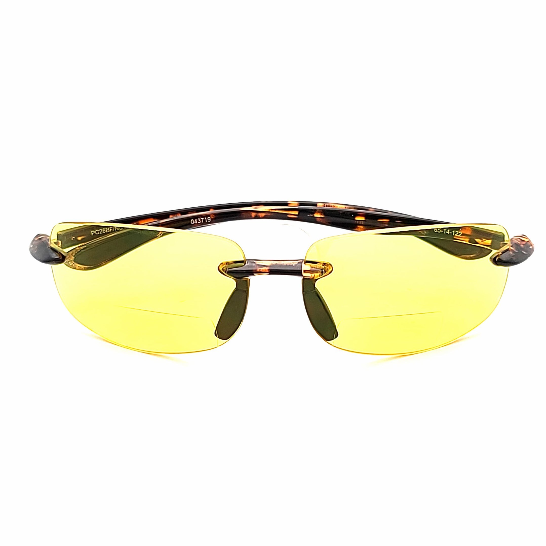 Yellow Tint Shooting, Hunting, Sports Bifocal Glasses — Troy's Readers