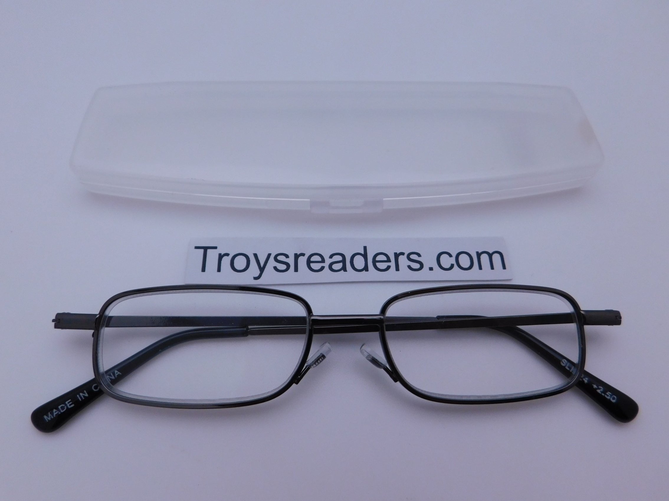 Very Slim Metal Readers In Four Colors — Troy's Readers